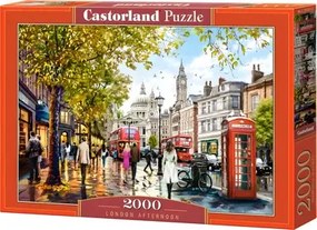 CASTORLAND Puzzle Londýnské odpoledne / 2000 dílků / 92 × 68 cm