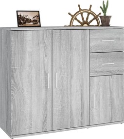 vidaXL Příborník 91 x 29,5 x 75 cm kompozitní dřevo [823275] Barva: dub sonoma
