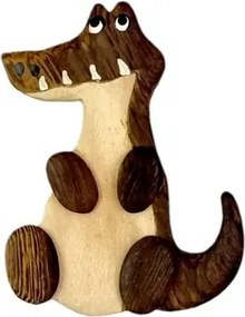 2Kids Toys Dřevěná magnetka velká Krokodýl