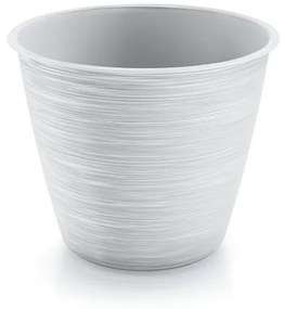 PROSPERPLAST Květináč - FURU, varianta II Průměr: 29,5 cm, Barva: bílá