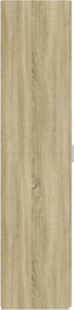 Skříň highboard dub sonoma 50 x 42,5 x 185 cm kompozitní dřevo 3281415