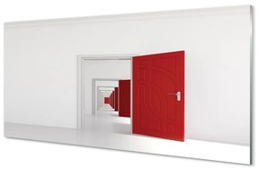 Obraz na skle Inception dveře 125x50 cm