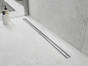 Mexen Flat 360° Slim otočný lineární odtok 110 cm, inox - 1041110