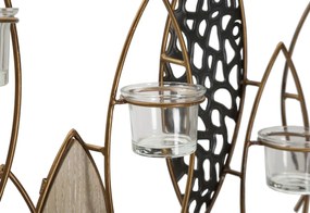 Nástěnný stojan na svíčky Mauro Ferretti Fish 66x9x40,5 cm