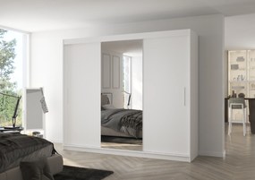 ADRK Furniture Posuvná skříň s zrcadlem DENIS 250 ADRK-SW-DEN-W-250