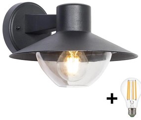 Brilagi - LED Venkovní nástěnné svítidlo VEERLE 1xE27/60W/230V IP44 GD-VERLW1- 00