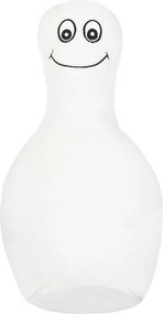Bellatex Tvarovaný polštářek 45x25 cm Kuželka Bílá