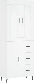 vidaXL Skříň highboard 69,5 x 34 x 180 cm kompozitní dřevo [3199825] Barva: Betonová šedá
