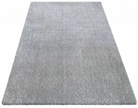 Metrážový koberec Kamel typu Shaggy šedý
