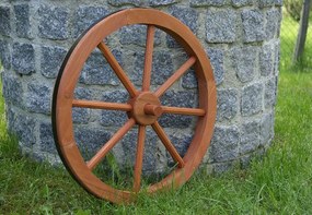 Garthen 237 Dřevěné kolo 45 cm - stylová rustikální dekorace