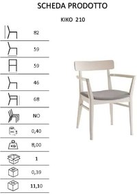 NábytekProNás Designové křesílko Kiko Capotavola 210 - čalounění