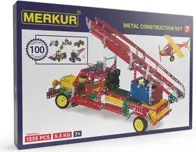 Merkur 7 stavebnice / 1335 dílů / 100 modelů / od 5 let
