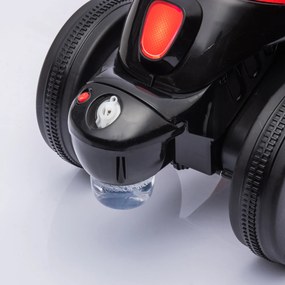 Dětská elektrická motorka AIYAPLAY pro děti od 2 let, bateriový model 6V se světly, funkcí na výrobu bublin, hudbou, rychlostí 3 km/h, nosnost 30 kg,…