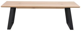 Bělený dubový konferenční stolek Rowico Gary, 140 cm