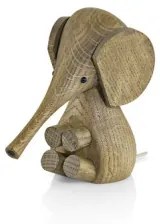 Dřevěné slůně Baby Elephant Smoked Oak Lucie Kaas