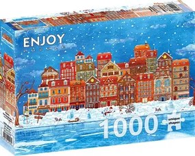 ENJOY Puzzle Připraveni na Vánoce / 1000 dílků / od 14 let