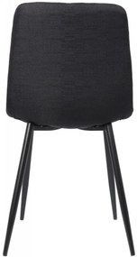 Bhm germany Jídelní židle Dijon, textil, černá
