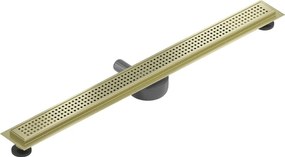 Mexen Flat 360° M08 sprchový žlab 80 cm, zlatá matná, 1A25080-40