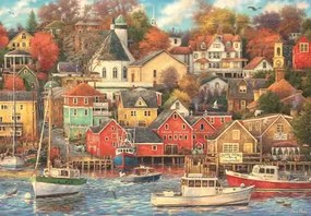 Clementoni PUZZLE Přístav dobrých časů / 1500 dílků / od 14 let