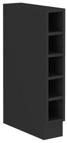 Dolní kuchyňská skříňka s policemi Arikona Monzesa Sobera 15 D OTW BB (černá). 1097077