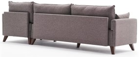Hanah Home Designová pohovka BELLA hnědá pravá 275 cm 825BLC2584