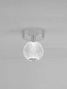 LED stropní svítidlo Brillante chrom