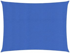 Stínící plachta obdélníková HDPE 2 x 3,5 m Dekorhome Modrá