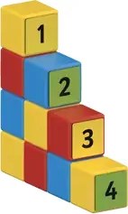 GEOMAG Magnetická stavebnice Magicube Math / 61 dílků / od 3 let