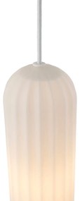 Bílý závěsný lustr Miella pro žárovku E27 ø10cm  - Nordlux