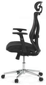 Kancelářská ergonomická židle FLIP — síť, černá