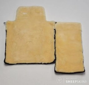 Naturally SheepSkins - Polární fusak do kočárku z merino vlny ( 2 zipy ) Barva: černá