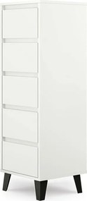 Komoda Borg 5s/40 bílá