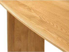 Konferenční stolek z dubového dřeva v přírodní barvě 60x120 cm Charlotte – Micadoni