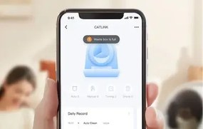 Catlink Pro-X Luxury Version bílá / Inteligentní samočisticí kočičí to