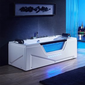 BPS-koupelny Hydromasážní vířivá vana CARINA 938 182x82 s ohřevem vody