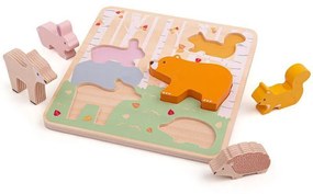 Bigjigs Toys Baby Dřevěné puzzle Woodland Bigjigs