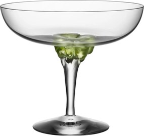Skleněný pohár na šampaňské Sugar Dandy 320 ml zelený