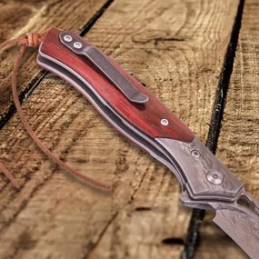 KnifeBoss damaškový zavírací nůž Fenix VG-10