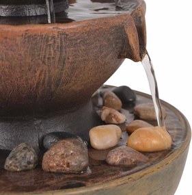 Interiérová fontána s pumpou, polyresin 244287