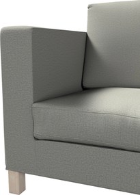 Potah na pohovku IKEA  Karlanda 3-místná nerozkládací, krátký barva šedá látka pletený vzor