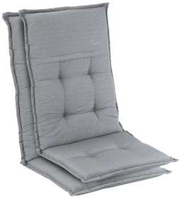 Coburg, polstr, čalounění na židli, vysoké opěradlo, zahradní židle, polyester, 53 x 117 x 9 cm, 2 x čalounění