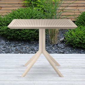 Stůl Sky 80 cm – taupe