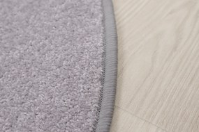 Vopi, Kusový koberec Eton šedý srdce, 100x120 srdce, šedá