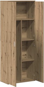 Vysoký bufet 70 x 33,5 x 180 cm Kompozitní dřevo Artisanový dub 3365565