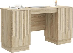 Stůl Dub sonoma 142,5 x 50 x 75 cm Kompozitní dřevo 3414623