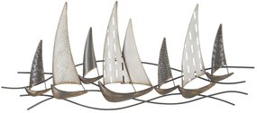 Nástěnná dekorace Mauro Ferretti Boats, 100x3x44 cm