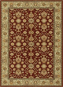 Agnella vlněný koberec Isfahan Kantabria Rubínový Rozměr: 133x180 cm