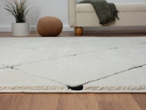 My Flair, Kusový koberec Moroccan Vision weiß, 100x200, černobílá, ložnice