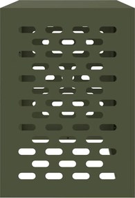 vidaXL Ochrana klimatizace Olivově zelená 100 x 50 x 70 cm