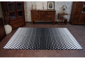 Kusový koberec Puntíky černý 120x170cm